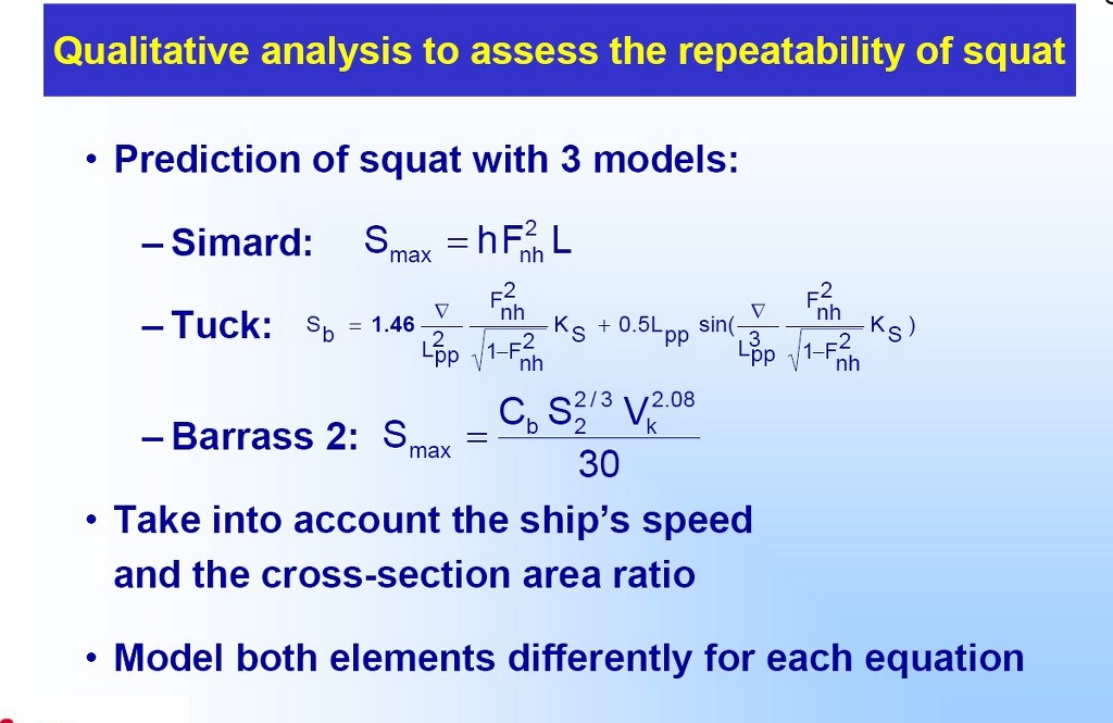 Ship squat 이론 - Shallow effect - 선장, 항해사를 위하여