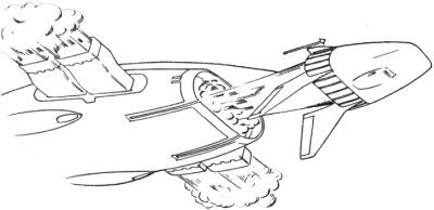 지온군의 경순양함 무사이급 (Principality of Zeon space force's light cruiser Musai ...