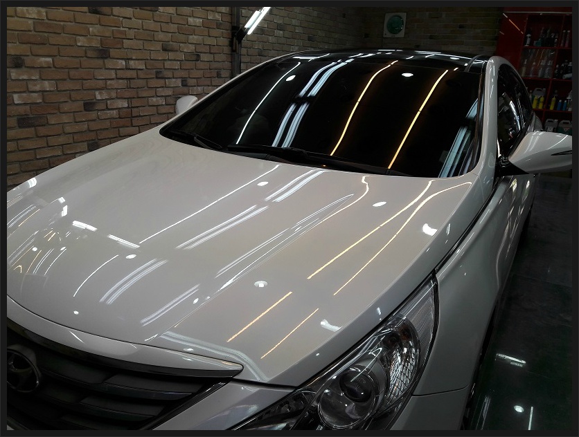 천안자동차광택전문점 Yf소나타 철분제거 후 광택 코팅으로 신차의 표면 만들기 고급 수성광택 석회물제거 낙수물제거 시공앨범 본연 카 케어 천안 아산 자동차 광택