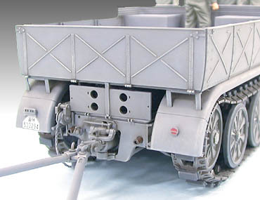 German 18 Ton Heavy Half-Track Famo and Tank Transporter Sd.Ah.116 ...