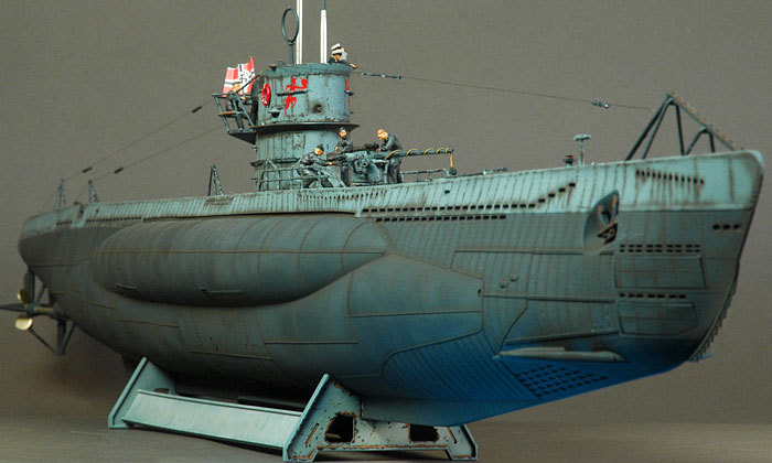 German U-Boat Type VIIC (U552) Wolf Pack Submarine #05015 [1/72 Revell ...