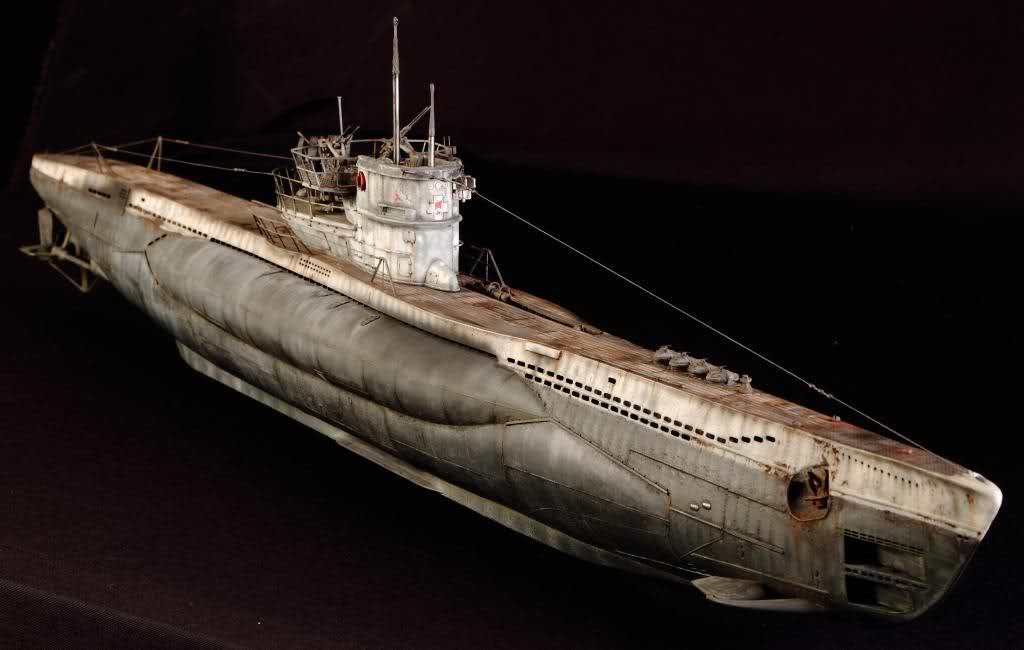 German U-Boat Type VIIC (U552) Wolf Pack Submarine #05015 [1/72 Revell ...