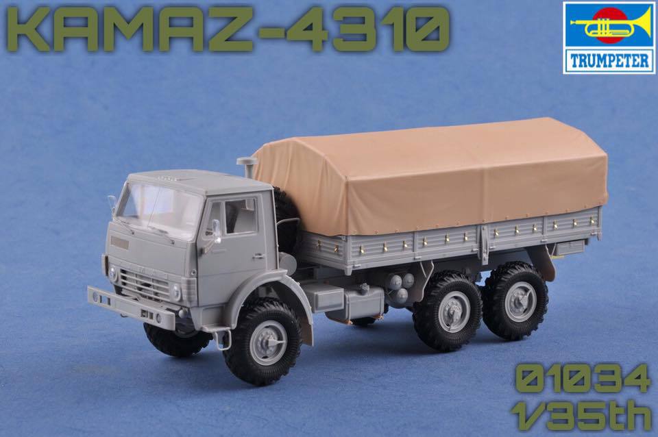 Russian KAMAZ-4310 Truck # 01034 [1/35th Trumpeter Made in China] - Ⅱ ...