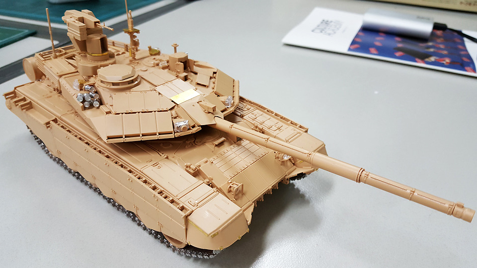 조립 완료, AK플라자 구로점 OOO님의 Tiger Model 타이거모델 1/35 T-90MS Russian MBT 러시아 주력 ...