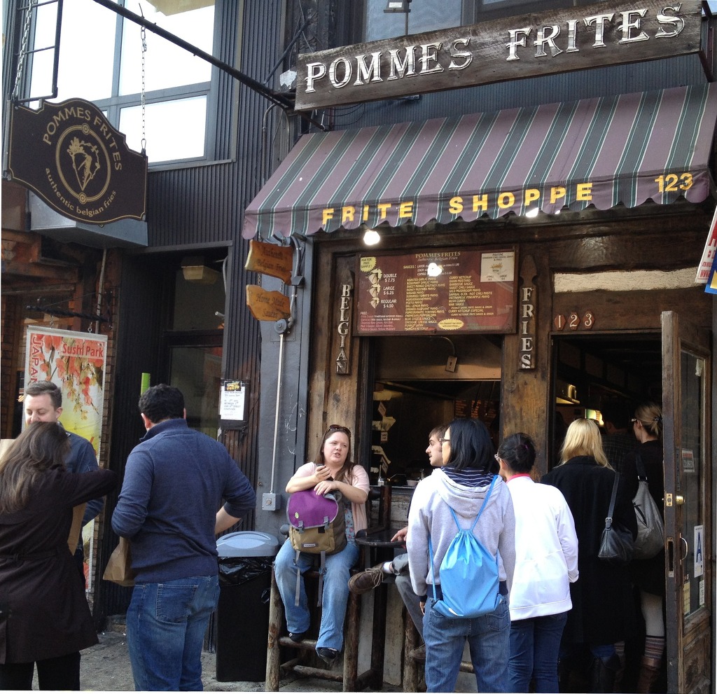 [맛집] 뉴욕에서 맛보는 벨기에 감자튀김, Pomme Frites - 학교 주변 소개 - 한국외대 TESOL전문교육원 뉴욕주립대 인턴십
