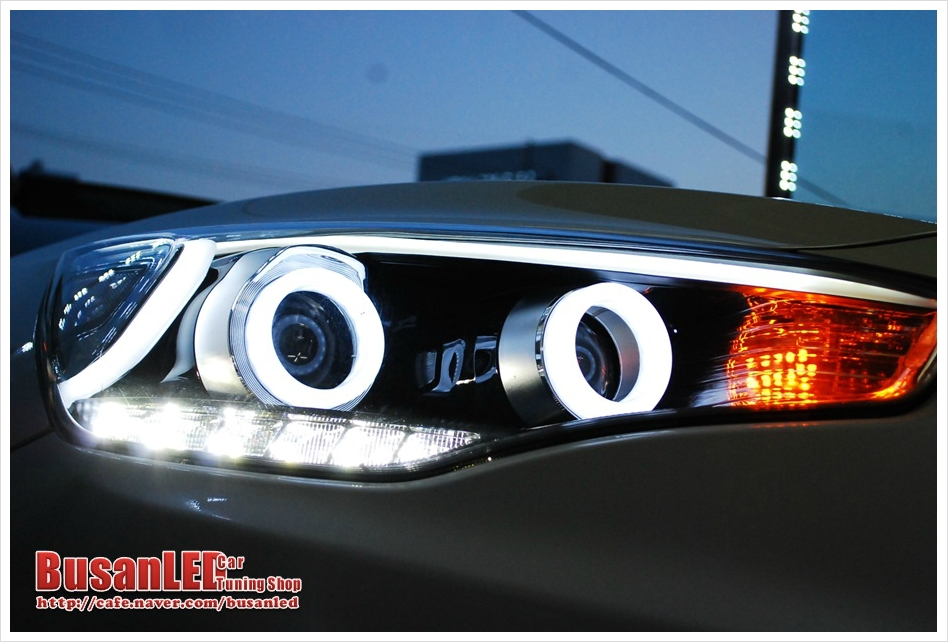 더뉴K7 눈썹면발광(화이트6300K) 면발광써클아이 전방턴시그널(2way) LED튜닝 [ 부산자동차LED튜닝 ] - ### LED작업사진 ### - 부산LED[부산자동차 ...