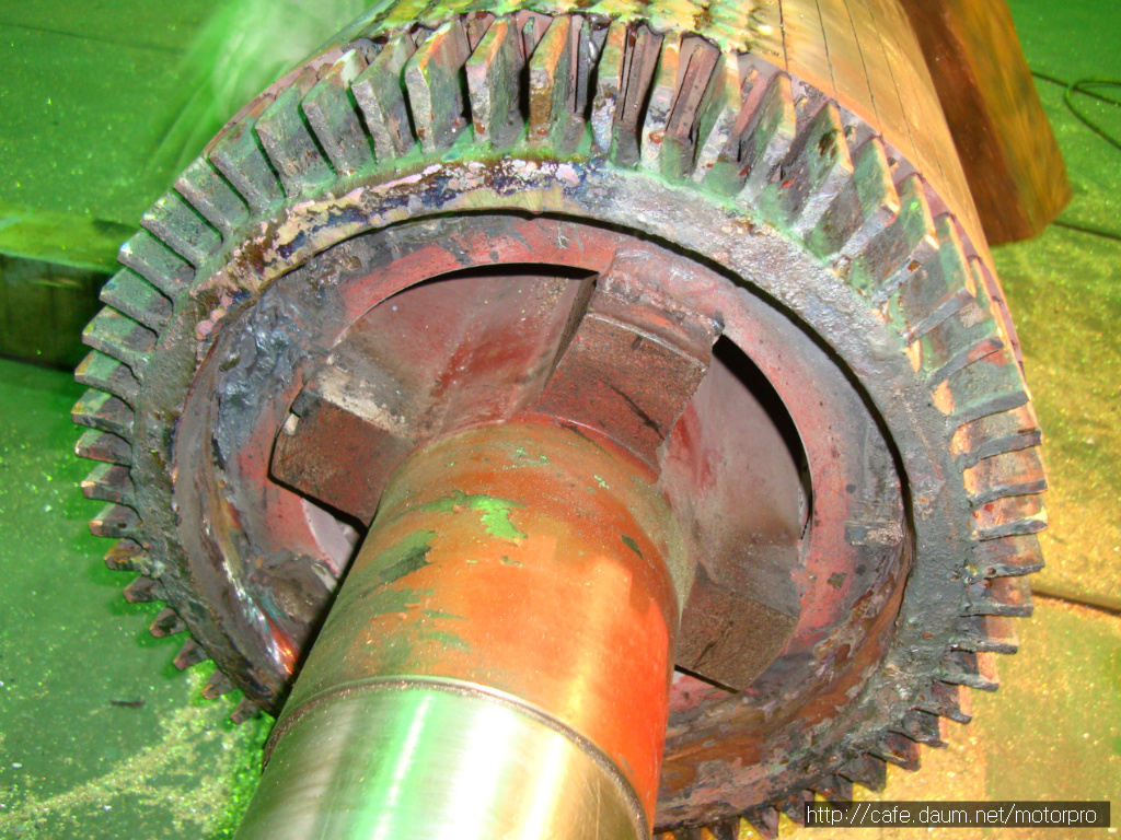 ROTOR BAR와 END RING의 접합부의 CRACK 정비 - 일진엠텍서비스 - 전동기 사랑