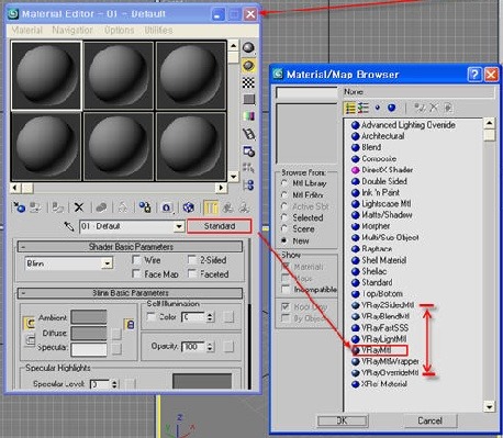 Vray - 설치는 했는데 vrayMtl -이 보이지 않습니다 ㅜ 도와주세요 - ┃질문과 .답(Q&A)┃ - 3D MAX 초보만!!!!!! --씨지 라이프( http ...