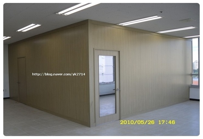 고양시 풍동에 사무실 유리칸막이와 래핑칸막이로 칸막이공사 - 경기도권 칸막이 - 칸막이나라 정 실장 010-5408-9736