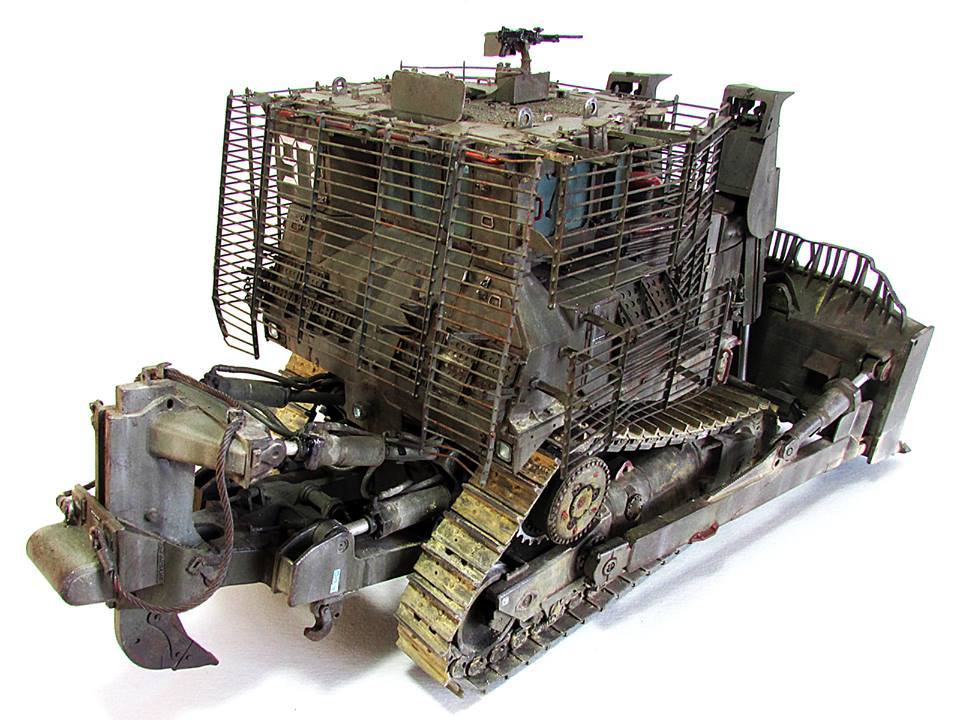 D9R Doobi Armored Bulldozer w/SLAT Armor #SS-002 [1/35th Meng Model ...