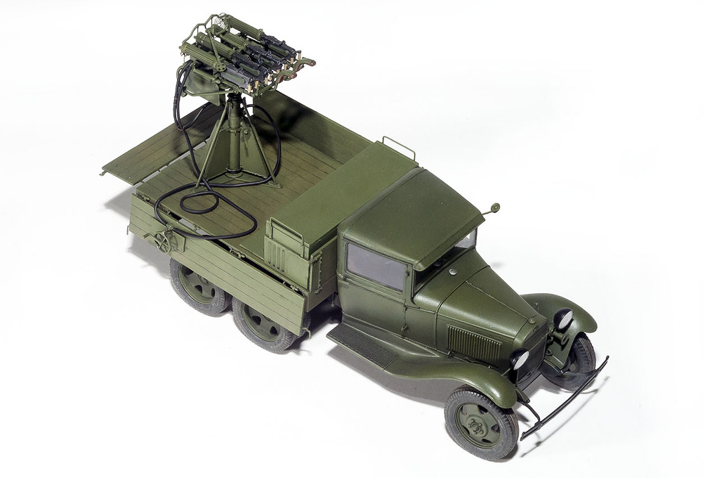 GAZ-AAA w/QUAD M4 MAXIM #35177 [1/35 MINIART MADE IN Ukraine] - Ⅱ AFV ...