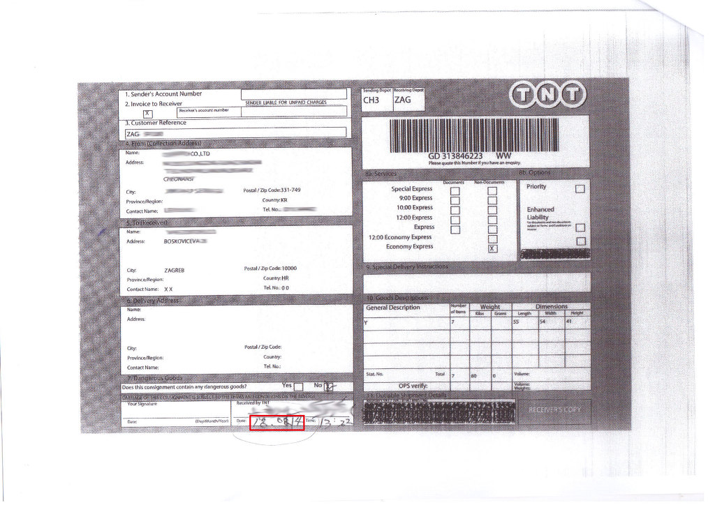 수출신고필증 (수출면장) , 선하증권 B/L (BILL OF LADING) COMMERCIAL INVOICE 인보이스 상업송장 ...