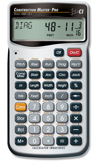 목조주택 계산기(Construction Master Pro)-4065 - 수공구 - 가람하우징