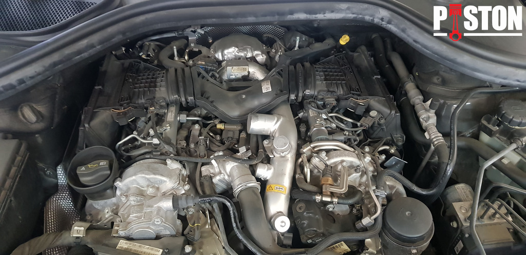 벤츠 W166 ML350 블루텍 메인터넌스 엔진오일교환 에어클리너교환 연료필터교환 전륜 브레이크패드 교환(대구피스톤모터스,대구 ...