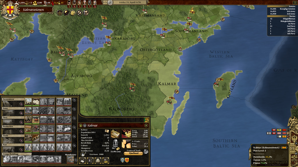 [MEIOU] 칼마르 유니언 - Europa Universalis - Europa Universalis