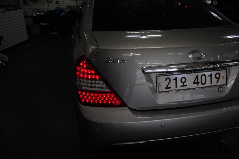 sm5임프레션 LED테일램프,LED사이드리피터 장착 (전주고고카/네비/턴시그널/사이드리피터/아이라인/써클아이/HID/LED/샤크/실내등) - 삼성자동차 - 전주 고고카