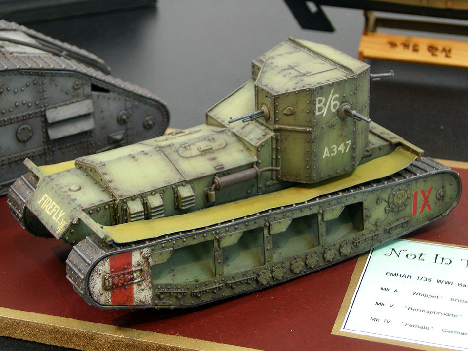 EMHAR 1/35 Mk.A Whippet, Mk.V Hermaphrodite, Mk.IV Female - JLPicard ...