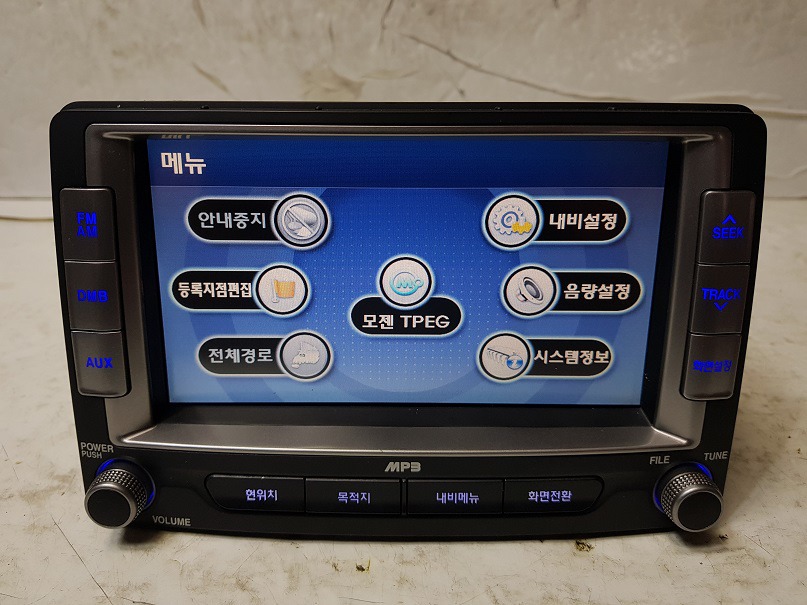 아반떼HD 순정 AVN 네비 USB 오디오 데크 / 96560-2H0009P - 카오디오 앰프 AV 네비 - 자동차 중고부품 SM모터스