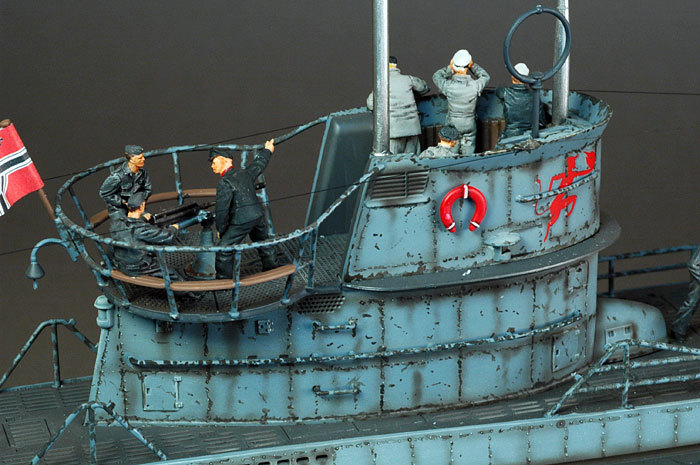 German U-Boat Type VIIC (U552) Wolf Pack Submarine #05015 [1/72 Revell ...