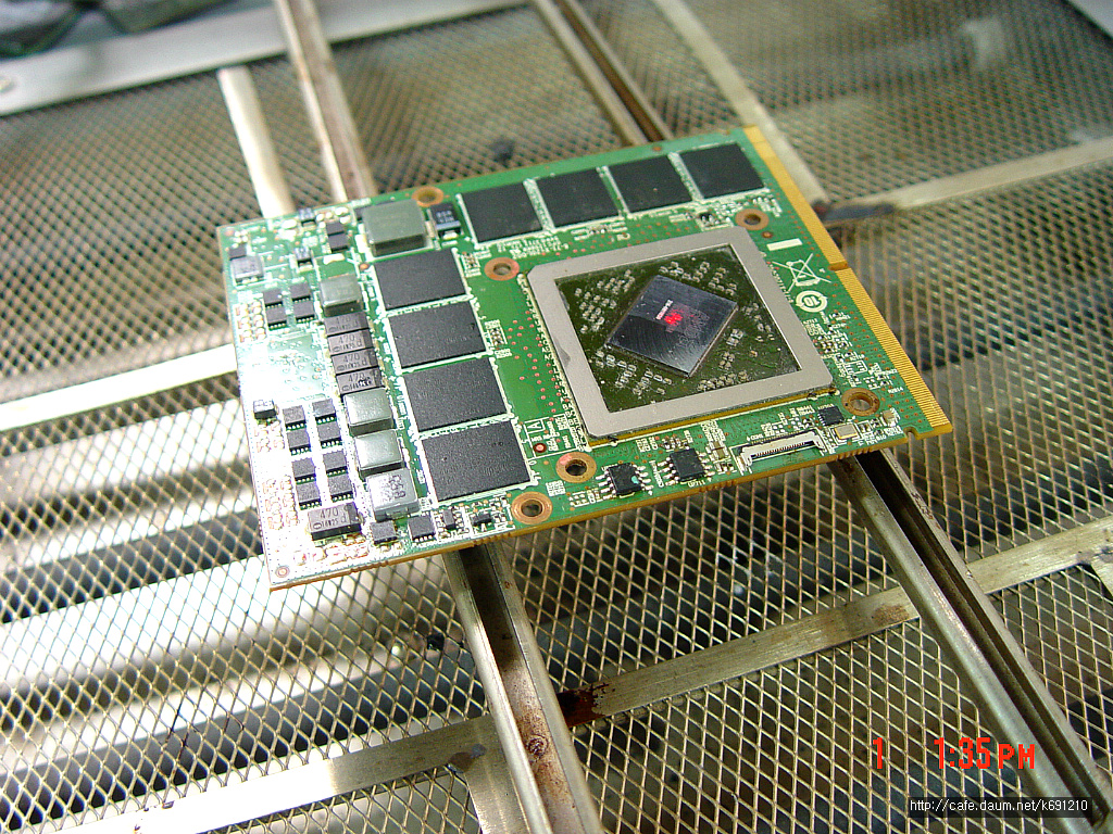 각종 노트북용 그래픽카드 수리 대행 한성 Spaqr 노트북 외장 그래픽카드 수리 각종 노트북 그래픽 칩셋 수리 ―작업사례 노트북수리 Lcd수리 메인보드수리