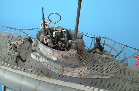 German U-Boat Type VIIC (U552) Wolf Pack Submarine #05015 [1/72 Revell ...