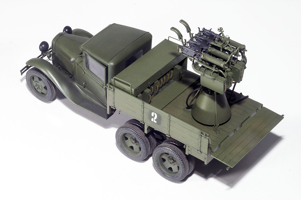 GAZ-AAA w/QUAD M4 MAXIM #35177 [1/35 MINIART MADE IN Ukraine] - Ⅱ AFV ...