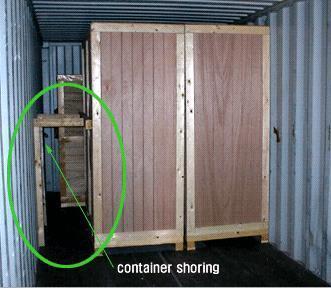 컨테이너 고정방법(Securing : Shoring, Chocking, Lashing) / 선박화물고박작업 - 물류쟁이 배워보기 ...