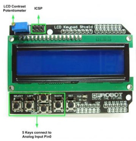 아두이노 - LCD Shield (버튼 입력) - Uno (ATmega328P) - 8051 플러스