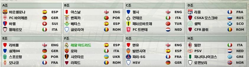 09-10 레알마드리드 리뷰 - FM2008 팀 이야기 - 챔피온쉽 매니저 - 대한민국